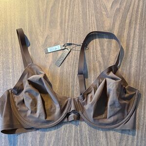 SKIMS | Intimates & Sleepwear | Skims Brown Bra 42c | Poshmark